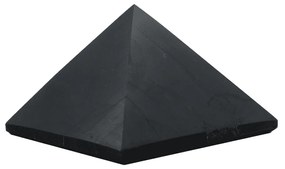 Milujeme Kameny Šungit - pyramida - tromlovaný kámen Mini