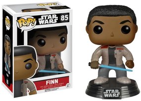 Funko pop star wars bobble: e7 tfa - finn w/ lightsaber (exc)