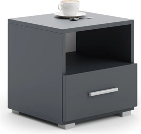 ADRK Furniture Noční stolek se zásuvkou EMI NS-EMI-GR-L004