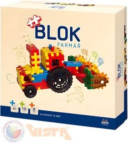 SEVA Stavebnice BLOK Farmář / 172 dílků / od 4 let