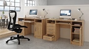 PC stůl, dub artisan, B9 NEW