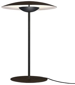 MARSET Ginger S LED stolní lampa Ø32cm wenge/bílá