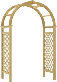 Zahradní oblouk s treláží 141x97x243 cm impregnovaná borovice 318420