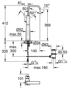 Grohe Allure - Páková umyvadlová baterie, chrom 32249000