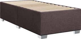Box spring postel s matrací tmavě hnědá 90x190 cm textil 3290360