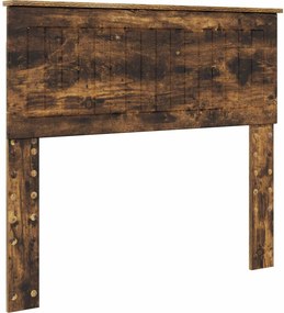 Postel s úložným prostorem se zásuvkou Kouřový dub 100 x 200 cm 3410830