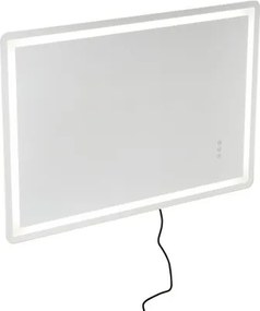 LED koupelnové zrcadlo 3 barevné nástěnné toaletní zrcátko proti zamlžování 70 ×