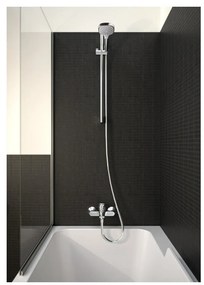 Hansgrohe Croma Select E, sprchová sada Vario se sprchovou tyčí 65 cm, bílá/chromová, HAN-26582400