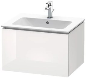 Duravit L-Cube - Umyvadlová skříňka 400x620x481 mm, 1 zásuvka, lesklá bílá LC614002222