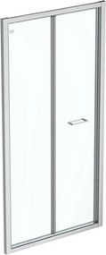 Ideal Standard - Skládací sprchové dveře 85 cm, silver bright/čiré sklo K9286EOROZ1