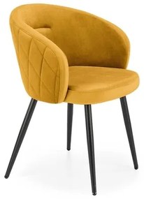 Halmar jídelní židle K430 barevné provedení: žlutá