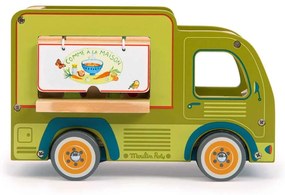 Dřevěné autíčko La Grande Famille Food Truck – Moulin Roty