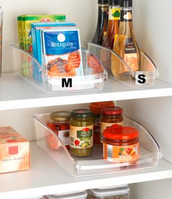 5Five® Organizér do lednice / do zásuvky, transparentní plast FRIGO, M - 32x15x8