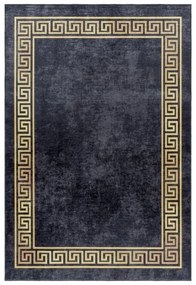 Kusový koberec Fiesta 4305 black 140 x 200 cm