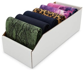 KARTON PAK Úložné boxy na oblečení, organizéry do skříně BÍLÝ KARTON 20x47cm
