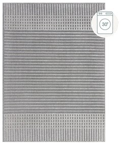 Šedý pratelný koberec z žinylky 160x240 cm Elton – Flair Rugs