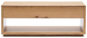 Konferenční stolek v dekoru dubu v přírodní barvě 60x120 cm Alguema – Kave Home