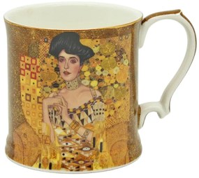 HOME ELEMENTS Porcelánový hrnek 360 ml, Klimt Adele