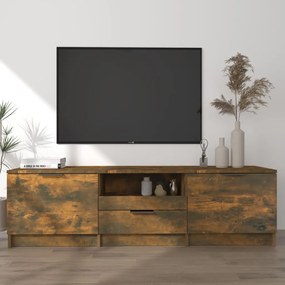TV skříňka kouřový dub 140 x 35 x 40 cm kompozitní dřevo - Default Title