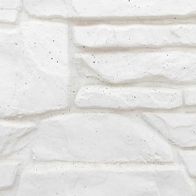 Ozdobný paraván Bílá stěna - 110x170 cm, třídílný, obustranný paraván 360°