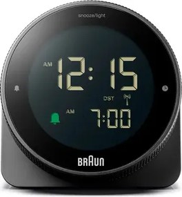 Braun BC24 černá / Digitální budík / LCD / DCF (Rádiem řízené) / 1x AA