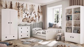 BabyBeds Sestava dětského nábytku včetně postele s úložným prostorem - Julie Velikost postele: 180x80 cm
