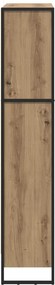 Knihovna 80 x 30 x 155 cm Kompozitní dřevo Umělecký dub 3403009