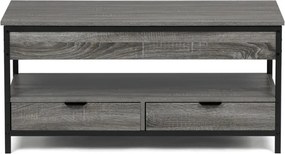 Konferenční stolek CT-I1201 GREY, mdf, šedý dub (100 x 50) cm Šedá