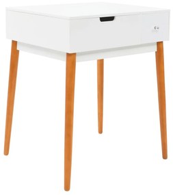 Toaletní stolek se zrcadlem MDF 60 x 50 x 86 cm 245752