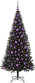 Vánoční stromeček Černá 180 cm PVC 3396484