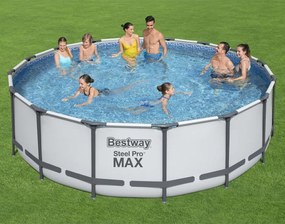 Bestway Bazén Steel Pro MAX s příslušenstvím 488 x 122 cm [3202558]