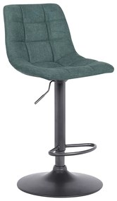 Barová židle LAHELA, smaragdová / černá