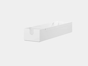 Organizér kabelů pod stůl Bílá / Velký (100 cm)