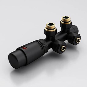 design radiátorový ventil s termostatickou hlavicí DOPORRO ode zdi Barva: matný anthrazit