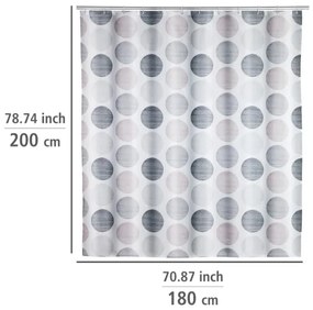 WENKO 25750100 - Sprchový závěs 180x200 cm pestrobarevná