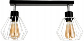 BERGE Stropní závěsné svítidlo Beam - 2xE27 - DIAMOND WHITE