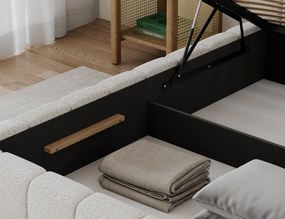Postel Lamica 160x200 + Kovový rám/plynový výtah/kontejner