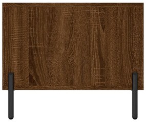 Konferenční stolek hnědý dub 102 x 50 x 40 cm kompozitní dřevo - Default Title