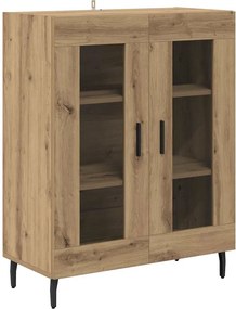 Vysoký bufet 2 ks Staré dřevo 69,5 x 34 x 180 cm 3403184