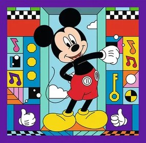 TREFL Puzzle Mickey Mouse a přátelé: Veselá parta 3v1 / 20+36+50 dílků