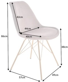 Jídelní židle 2 ks IKAROS Dekorhome Zelená