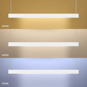Závěsné LED svítidlo Linea, 1x LED 36w, 3000-5700k, 3CCT, w