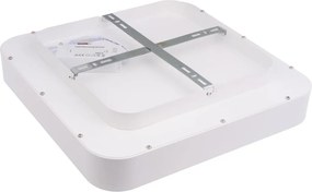 T-LED Bílé LED stropní svítidlo hranaté 500x500mm 32W CCT 105537