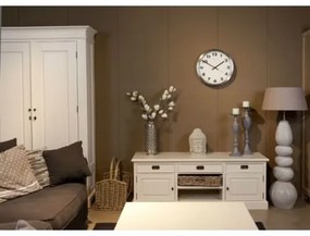 Designové nástěnné hodiny 2521 Nextime Arabic white 34cm