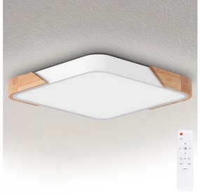 Brilagi - LED Stmívat. svítidlo PILANA LED/48W/230V dub/bílá 56x56 cm + DO