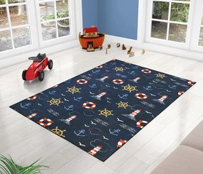 Bellatex Kobereček dětský Modrá 100 cm, (šířka), 150 cm (délka)