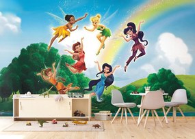 Vliesová fototapeta Víly a Duha, Disney | 360 x 270 cm | DFTDNXXL5009