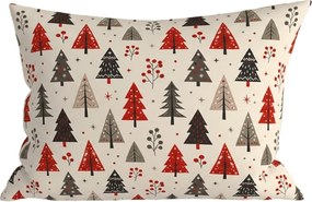 Povlak na polštář z mikrovlákna MERRY TREE 50x70 cm, barevný