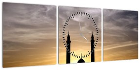 Obraz památky (s hodinami) (90x30 cm)
