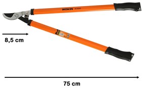 KIK KX4822 WOKIN zahradní nůžky na trávu a živý plot obouruční velké 30"/750mm